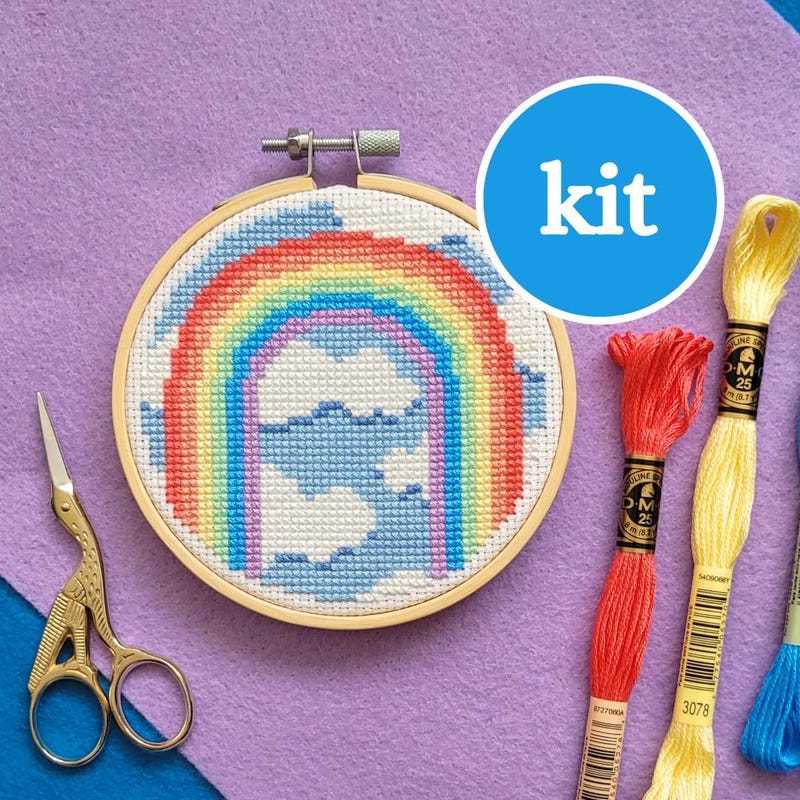 Cross Stitch Kit - Etsy