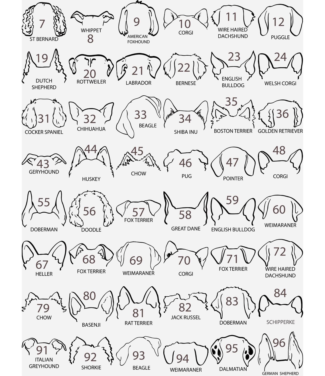 Custom Dog Hoodie Embroidered Dog Name Personalized Pet Face Sweatshirt ...
