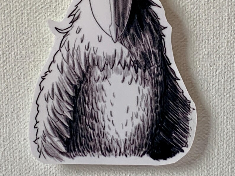 Shoebill Stork Vinyl Sticker // Hand Drawn Sticker - Etsy