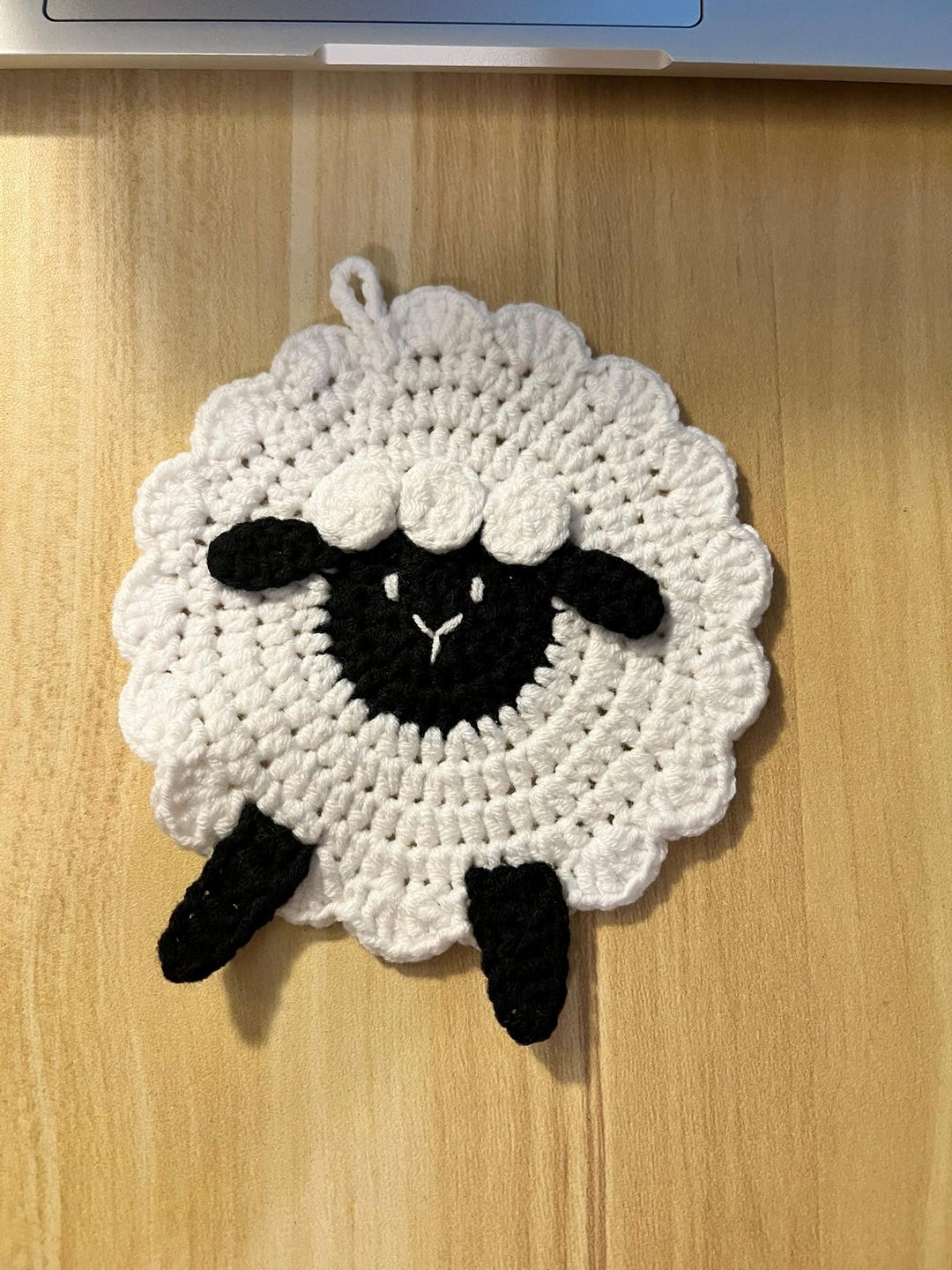 Cute Sheep Coaster Crochet Pattern | Beginner-friendly (PDF Pattern) - Etsy