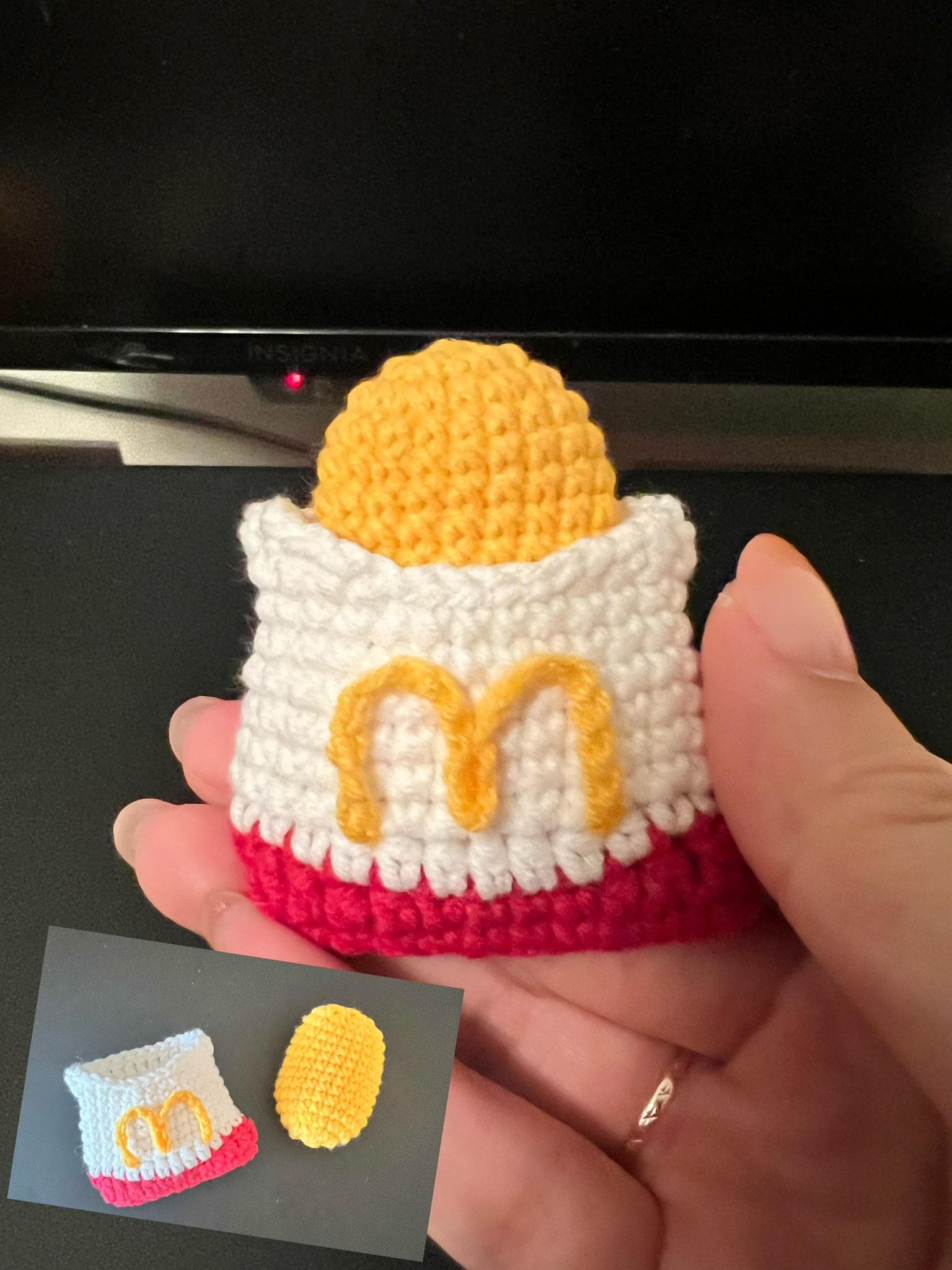 Hash Brown Crochet Pattern ｜cute Fast Food Crochet Pattern - Etsy