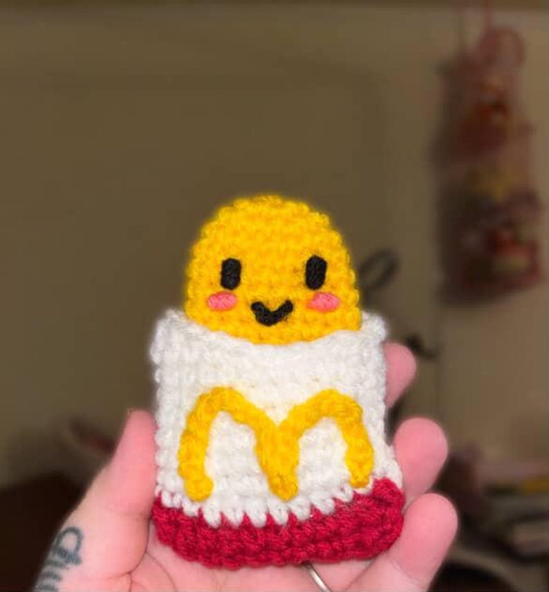 Hash Brown Crochet Pattern ｜cute Fast Food Crochet Pattern - Etsy
