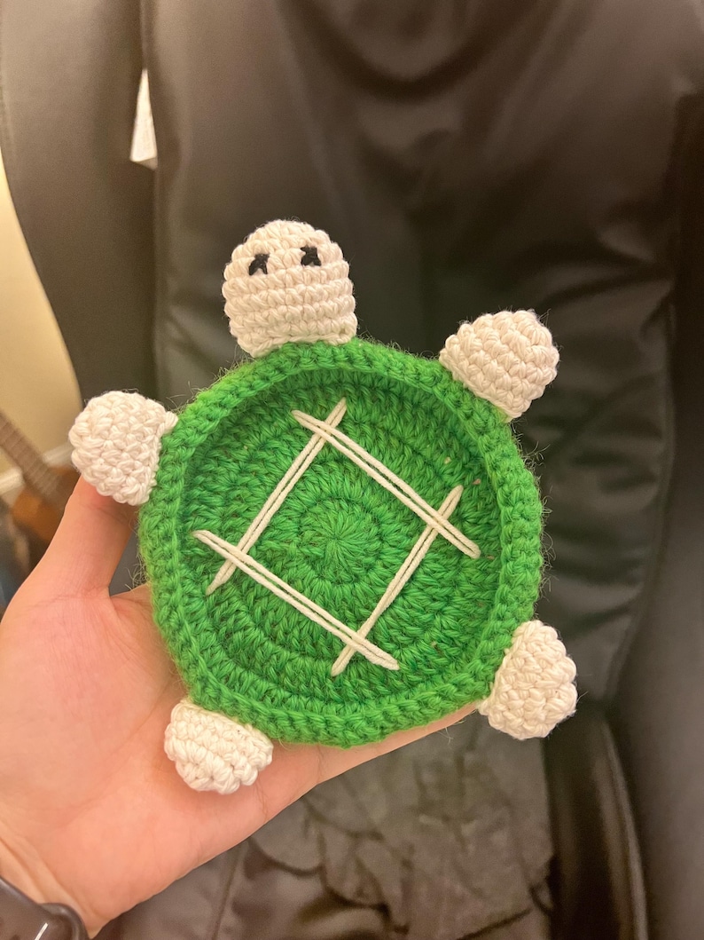 Turtle Coaster Crochet Pattern - Etsy