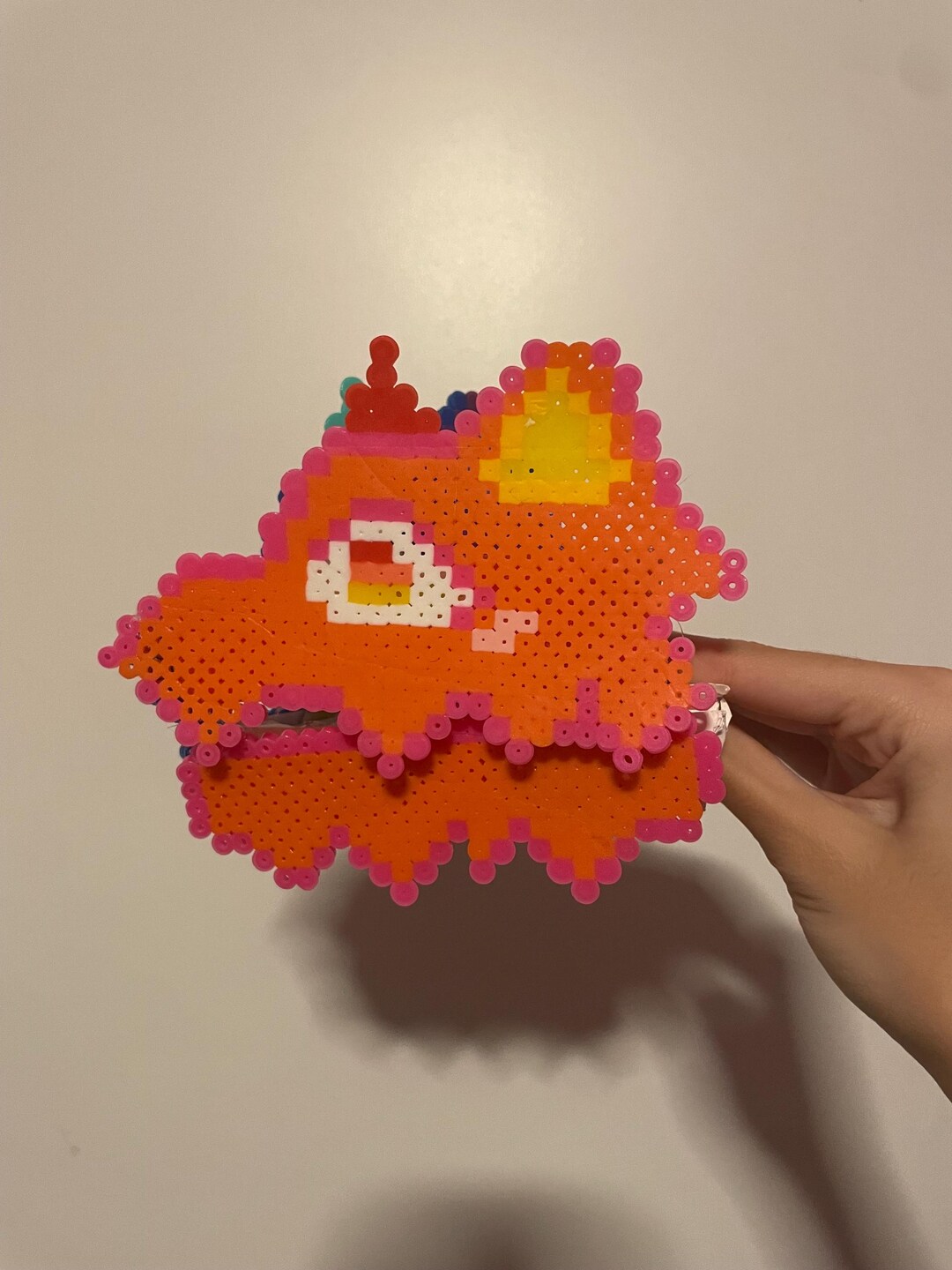 Perler Bead Sun/moon Two Sided Dragon Hand Puppet ! - Etsy