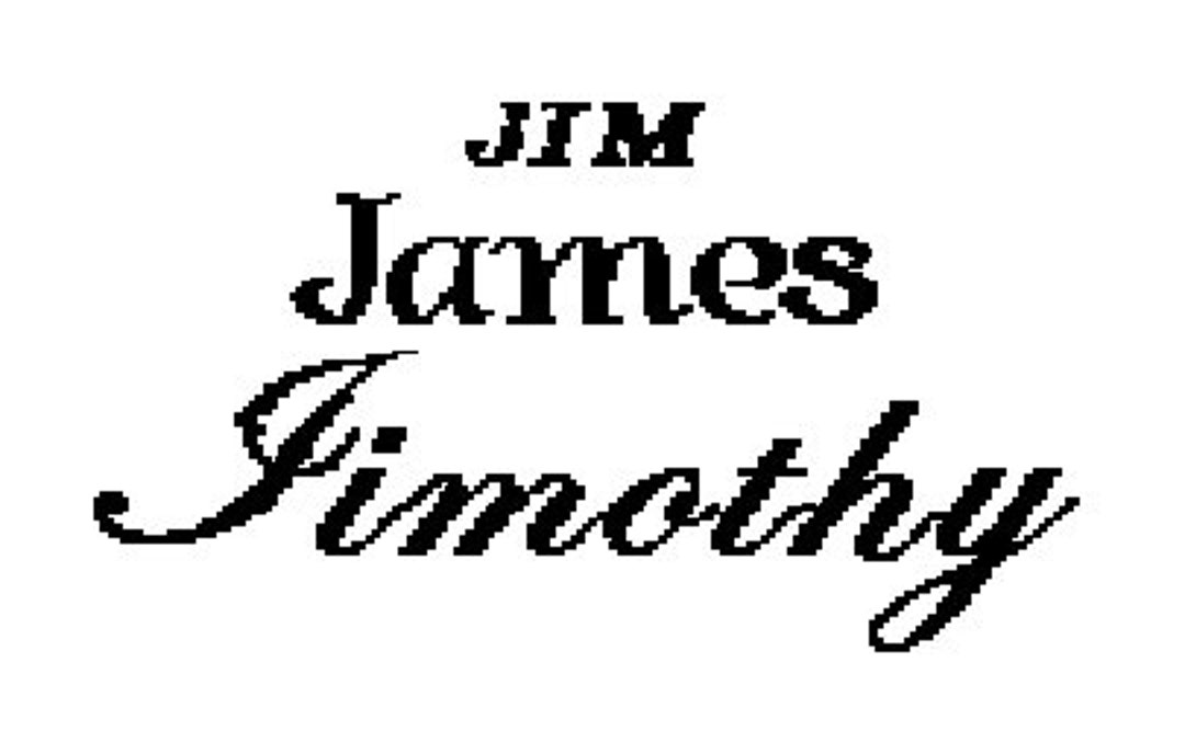 Jim James Jimothy the Office Cross Stitch Pattern - Etsy