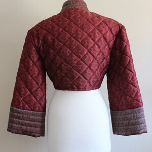 Vintage Victoria's Secret Collection Paisley Quilted Cropped Jacket - Etsy
