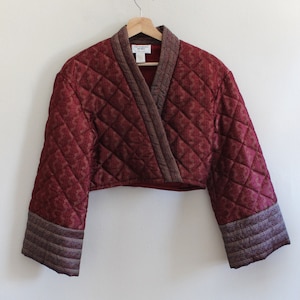 Vintage Victoria's Secret Collection Paisley Quilted Cropped Jacket - Etsy