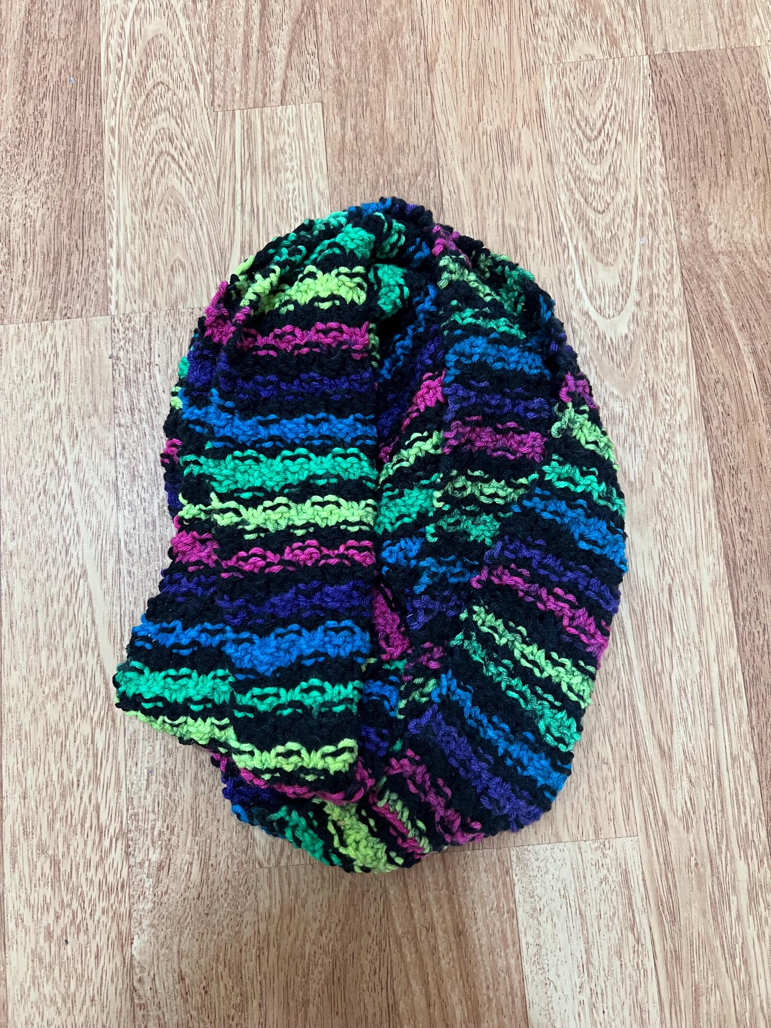 Neon Color Infinity Scarf - Etsy