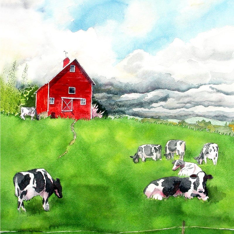Holstein Cow Art - Etsy