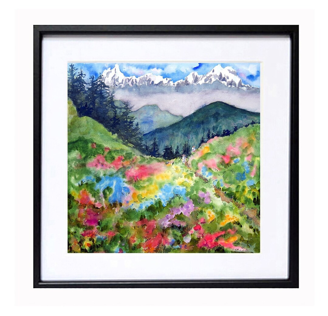 Colorado Nature Art Scenery Foothills Forest, Print on Canvas, Woodland ...