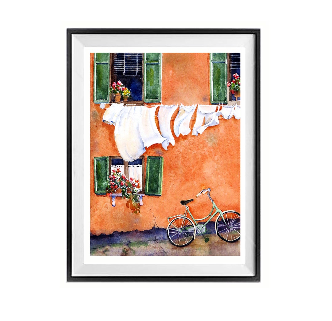 Wall Art Open Window Art Print, Funny Whimsical Humor Wal Decor ...
