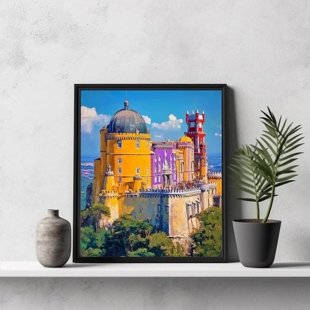 Sintra Printable, Downloadable Art Print, Home Decor, Oil Painting ...