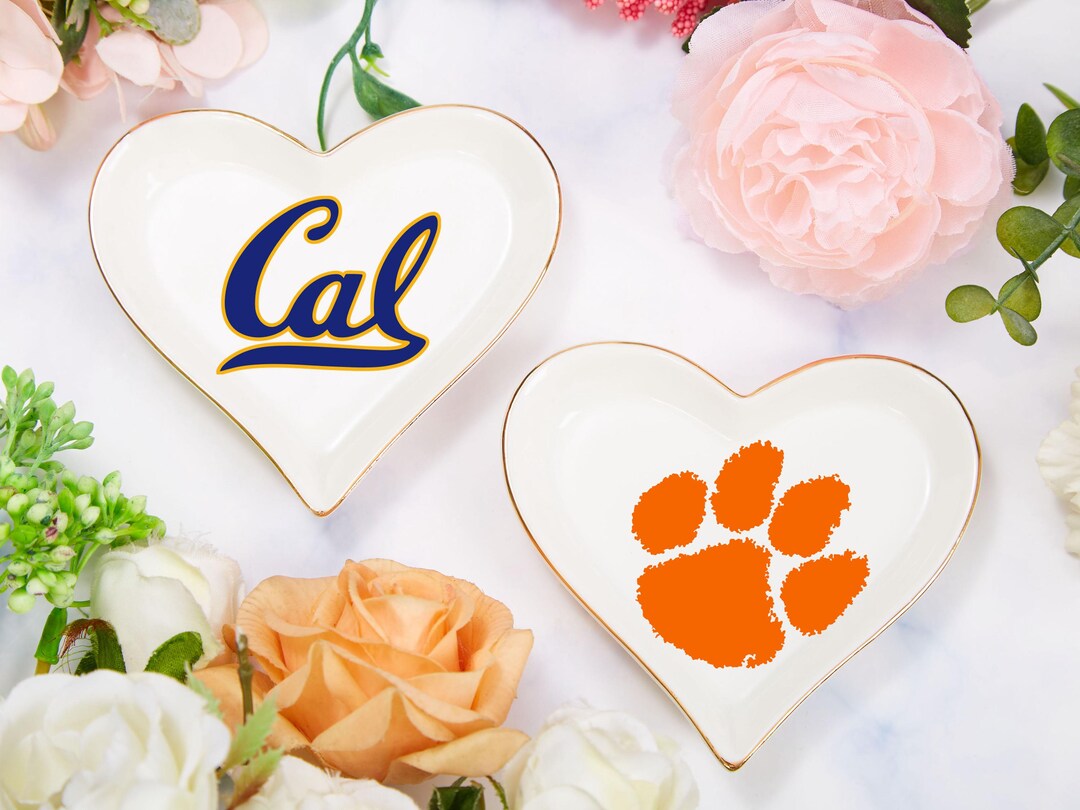 Custom College University Trinket Ring Dish, Graduation Acceptance Gift ...