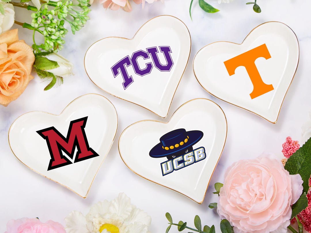 University Custom Trinket Ring Dish Dorm Decor Graduation University ...