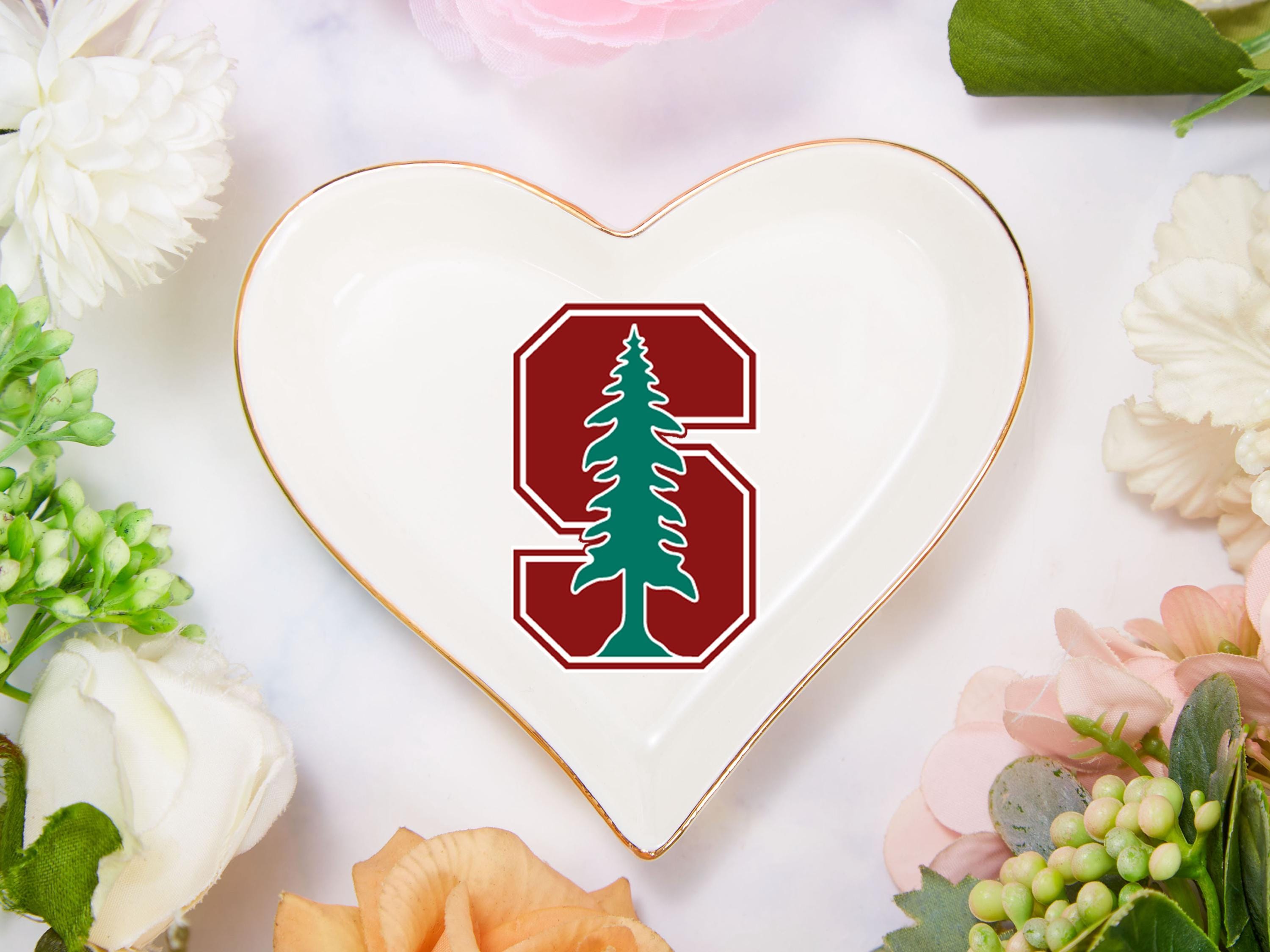 Custom College University Trinket Ring Dish, Graduation Acceptance Gift ...