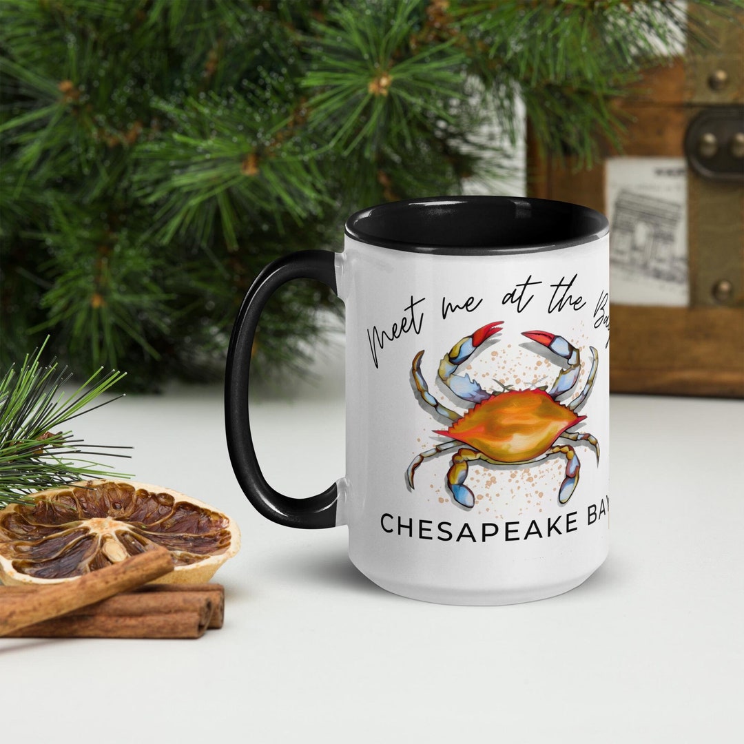 Blue Crab Mug - Chesapeake Bay Coffee Cup - Virginia and Maryland Gift ...
