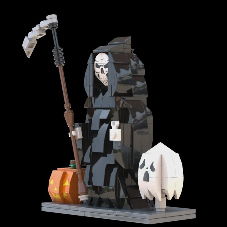 Grim Reaper Building Block Set, 3D Puzzle, DIY Craft Kit, Great Adult ...