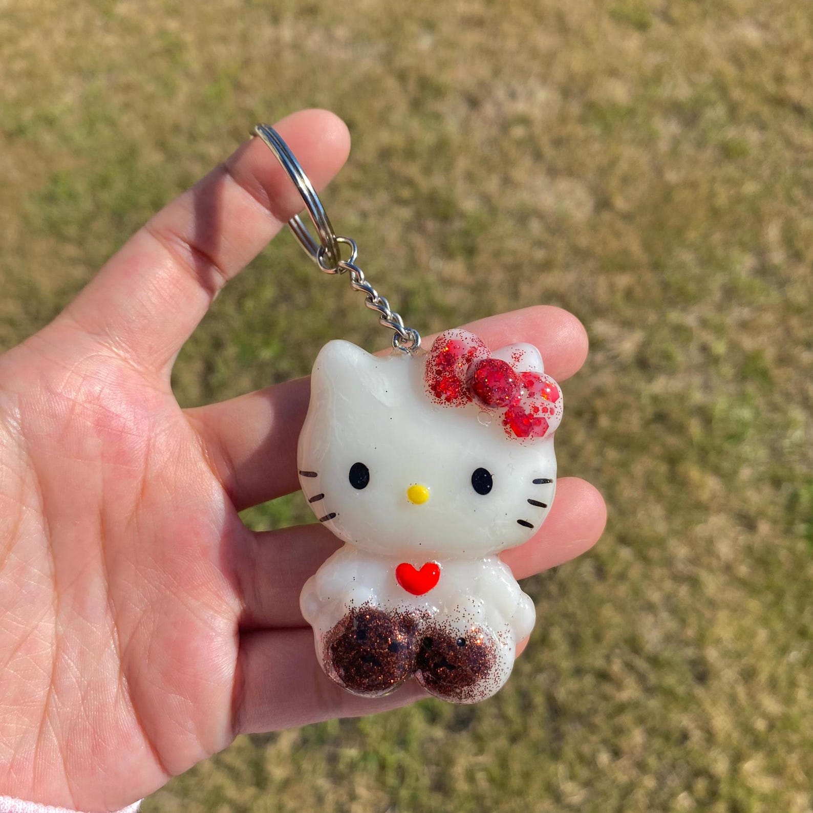 Kitty Keychains Chain Hanger Pendents for Keyrings, Bags Backpack ...