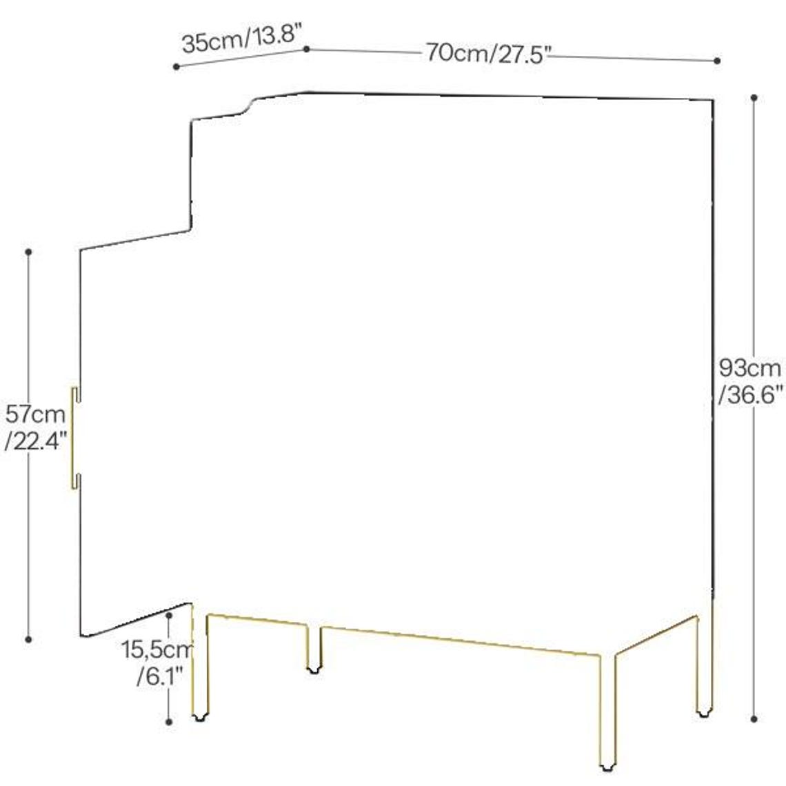 4-level Shoe Storage Cabinet With Drawer and Adjustable Shelves - Etsy