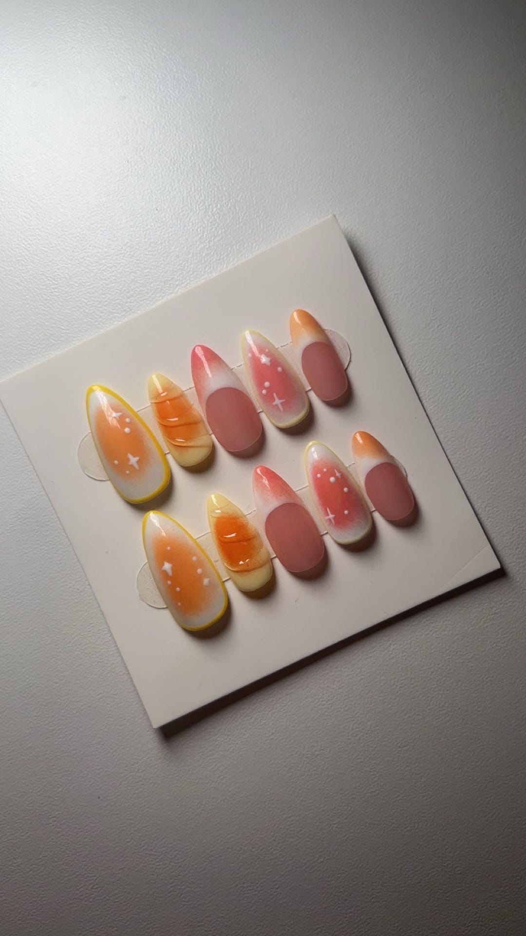 Spring Aura Press-on Nails - Etsy