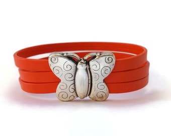 Multiple Sclerosis Awareness Heart Leather Bracelets - Etsy