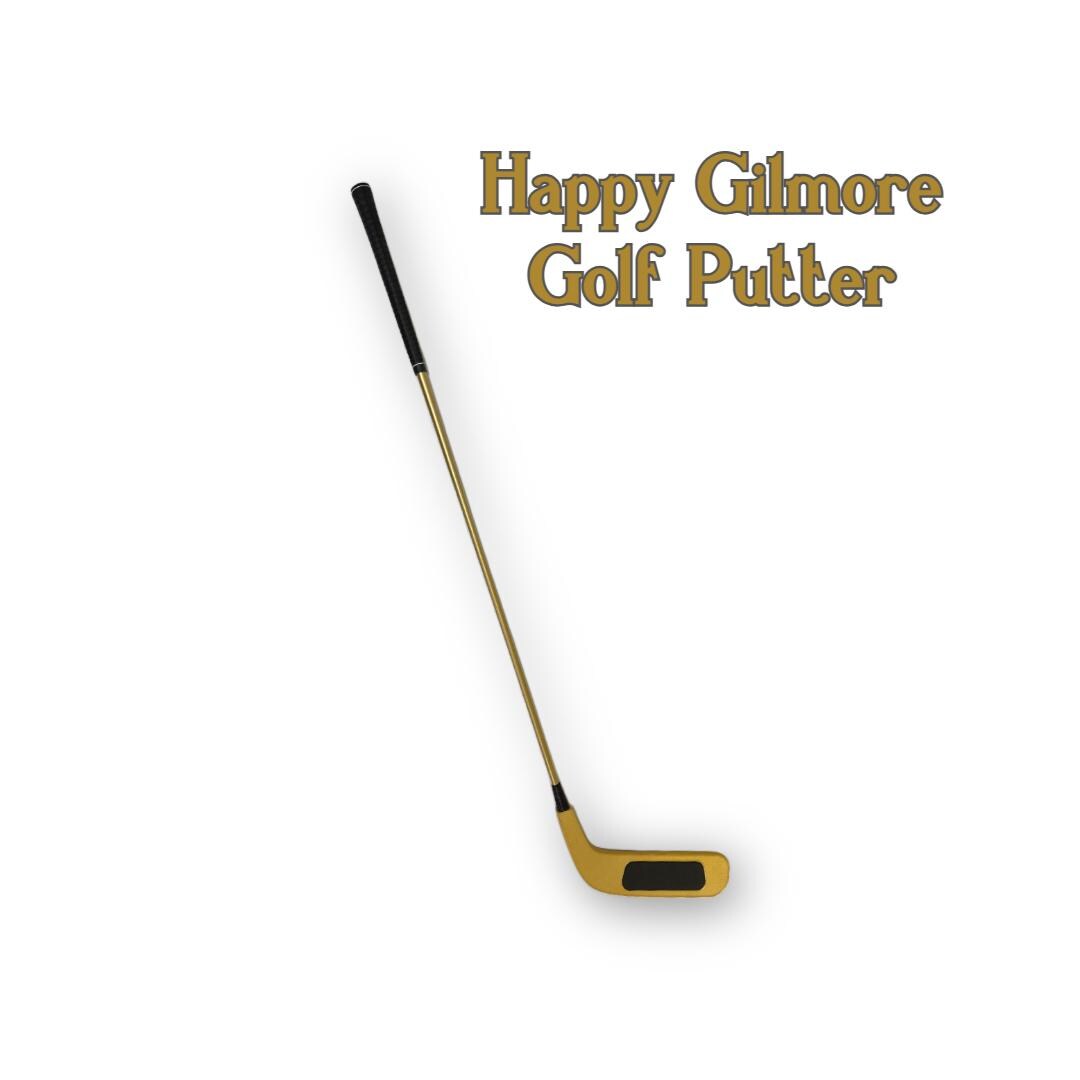 Happy Gilmore Replica Putter: 3D Printed Golf Gag Gift With Keychain ...