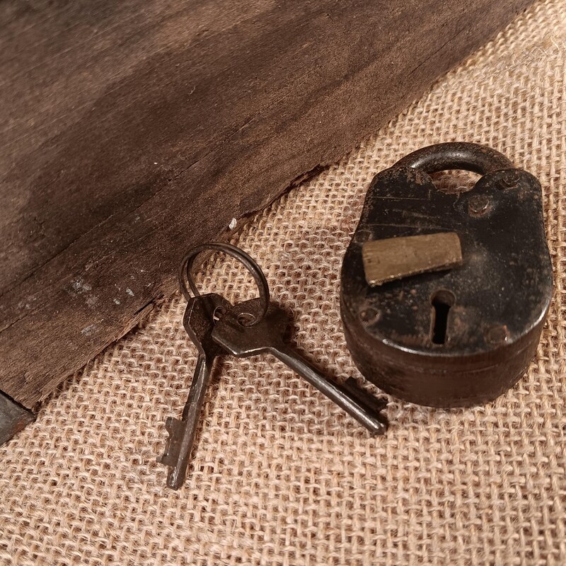 Antique Padlock - Etsy
