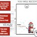 Printable Snowman Merry Christmas Greeting Card Instant Download 7x5 ...