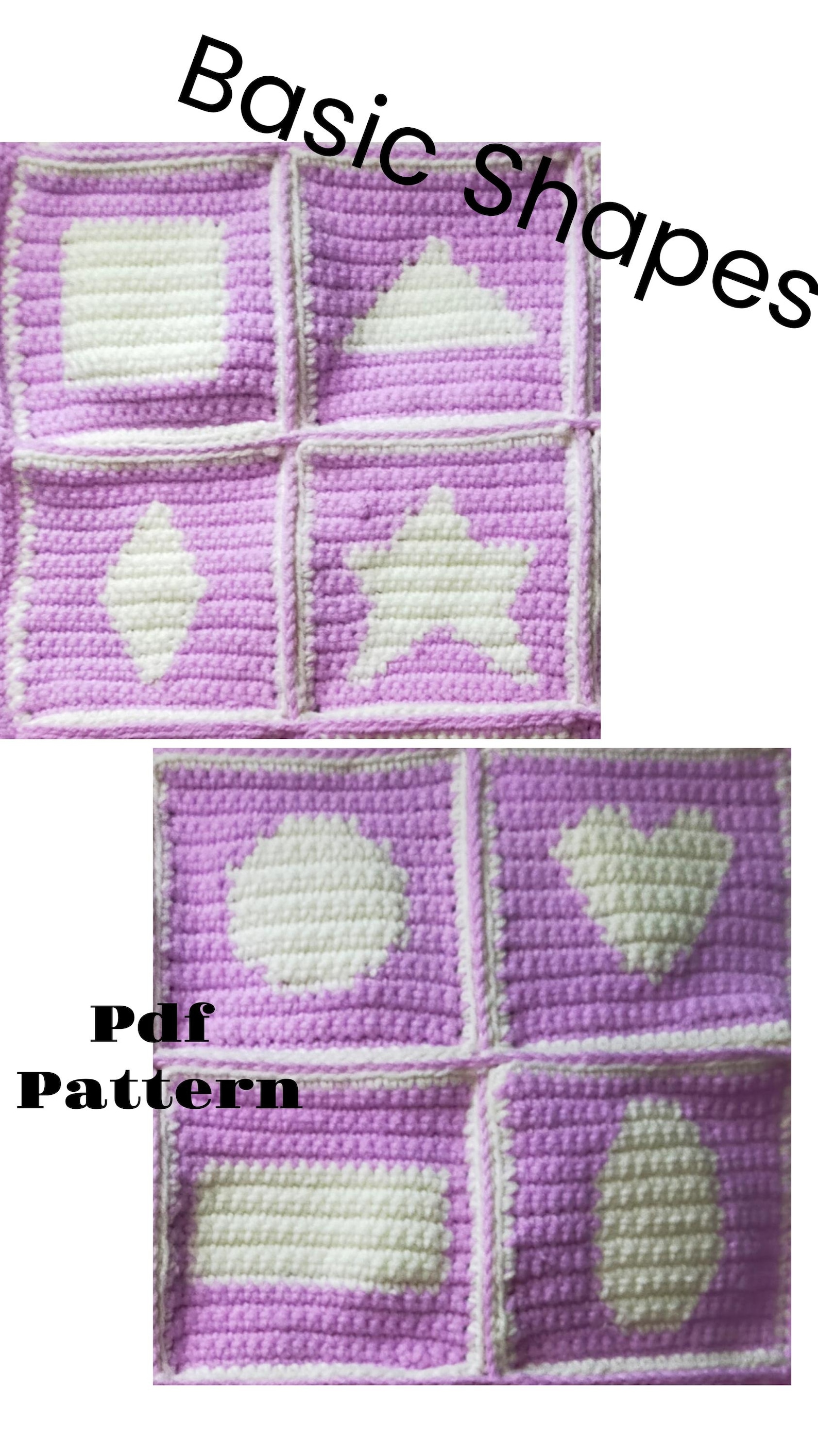 Crochet Basic Shapes - Etsy