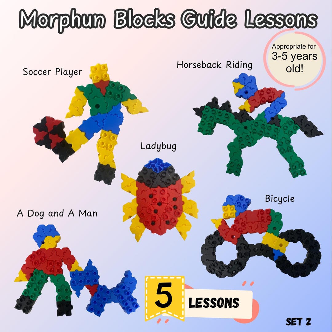 Digital Morphun Blocks Lesson Guide for Children STEM Classroom or Home ...