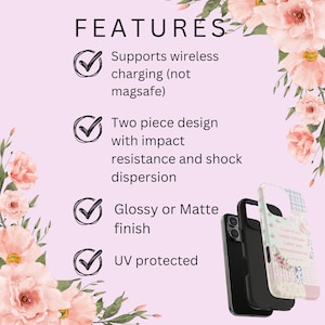 Loveshackfancy Inspired Phone Case, Pink Rose Striped Phone Case ...