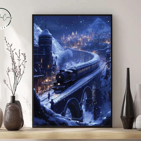 Train Poster - Etsy