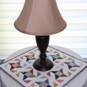 Quilted Table Topper, Friendship Stars, Hst's, Colourful - Etsy