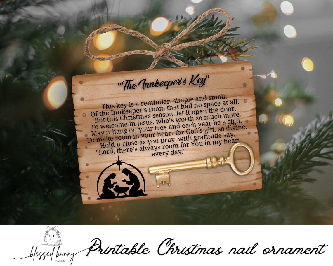 The Innkeepers Key Ornaments: Printable (pdf) - Etsy