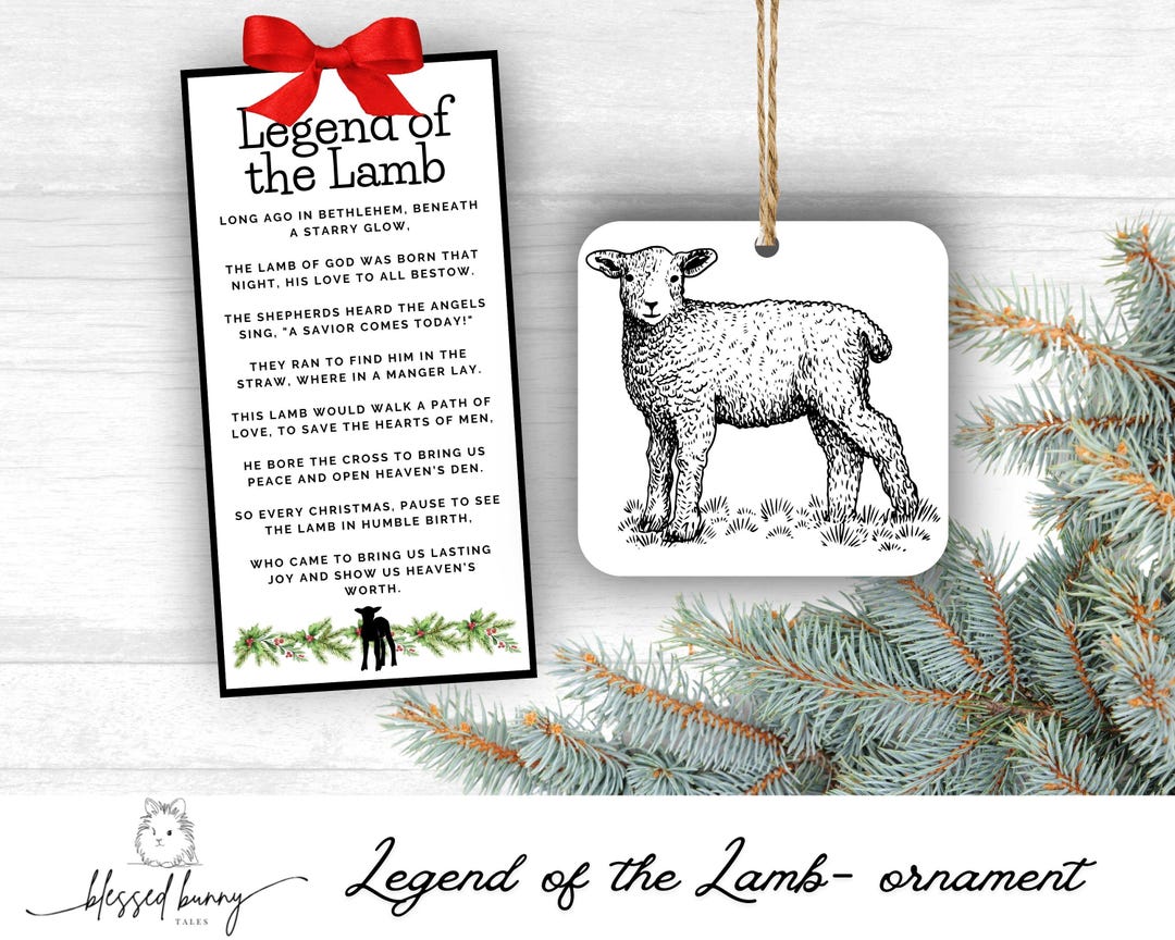 The Legend of the Lamb- Christmas Craft- Jesus is the Reason- Religious ...