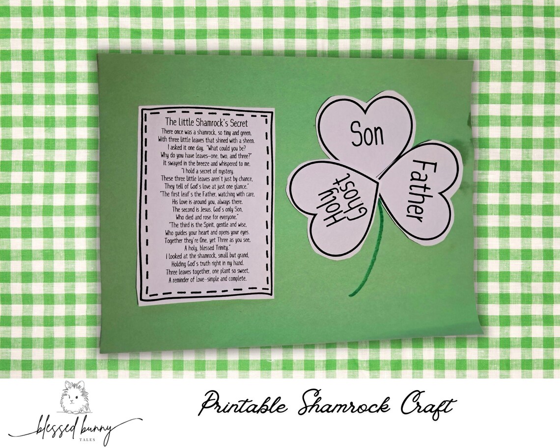 Holy Trinity Craft- Bible Lesson- Sunday School- Homeschool Printable ...