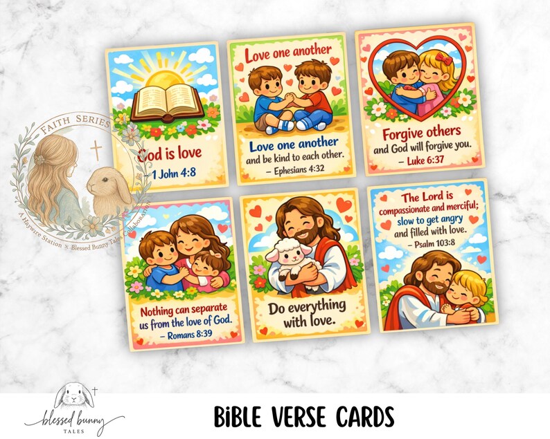 Faith Based Cards: Printable (PDF) - Etsy