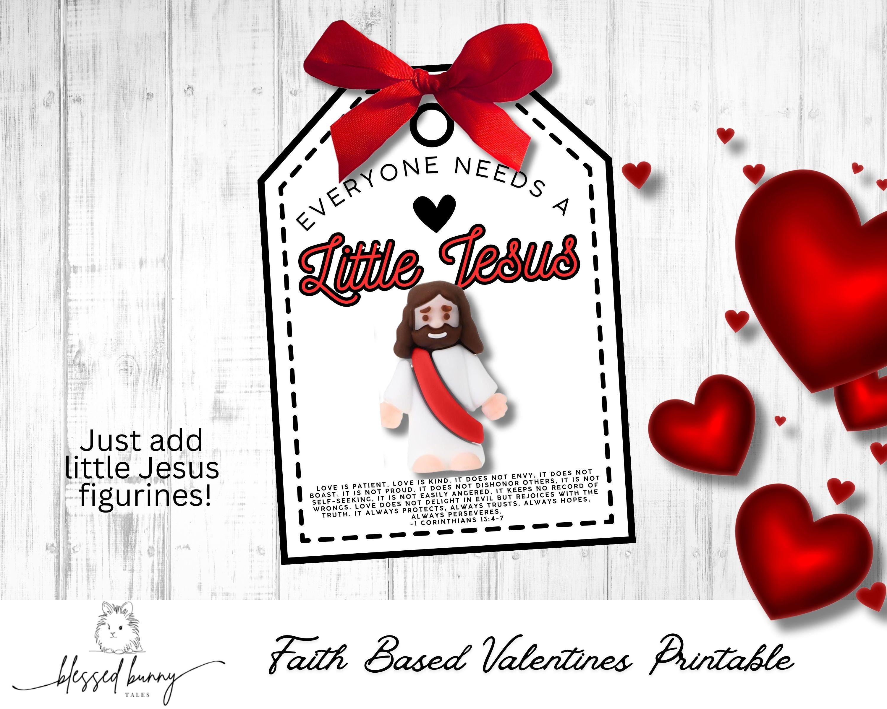 Everyone Needs a Little Jesus Printable Tags- Jesus Figurine Tags ...