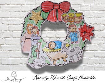 Printable Christmas Craft- Bible Lesson- Sunday School- Printable ...