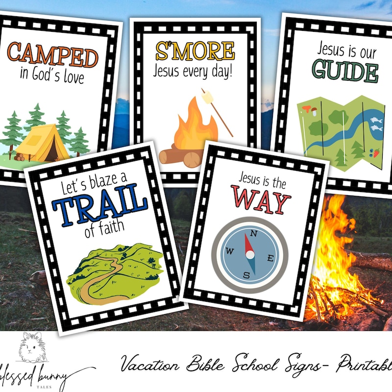 Religious Camp Signs - Etsy