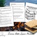 3-page Printable Smores Bible Lesson Coloring Page | Camp VBS, Fireside ...