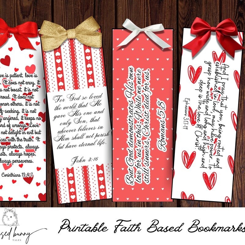 Valentine Bookmark - Etsy