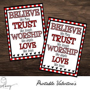 Christian Valentine- Printable- Classroom Valentine's - Faith Based ...