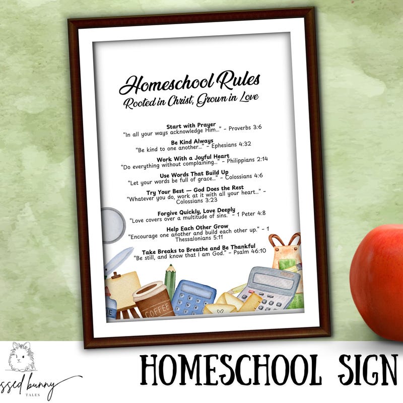 Homeschool Wall Art - Etsy