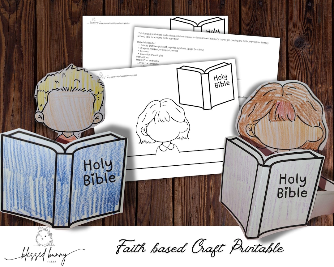 Faith Based Craft- 8x10"- Bible Lesson- Sunday School- Homeschool ...