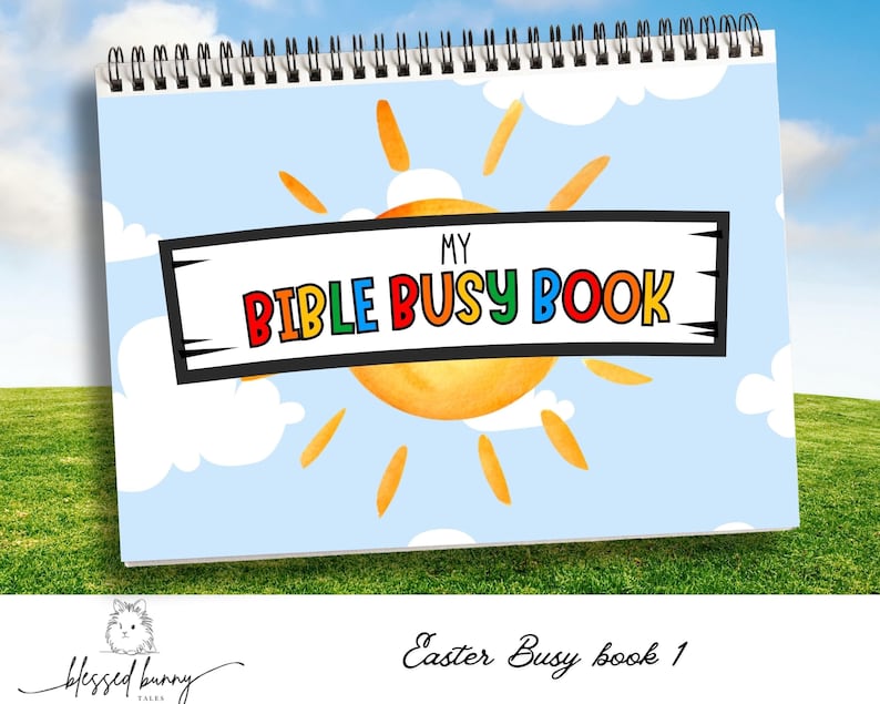 Printable Bible Busy Book- Interactive Bible Activity- Christian ...