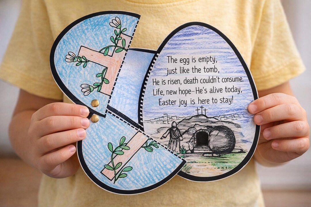 Faith Based Easter Craft: Printable (PDF) - Etsy