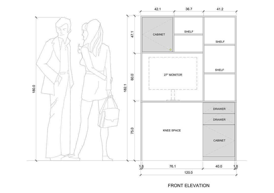 DIY Desk/table With Drawers, Book Shelf & Cabinet and With Plans ...