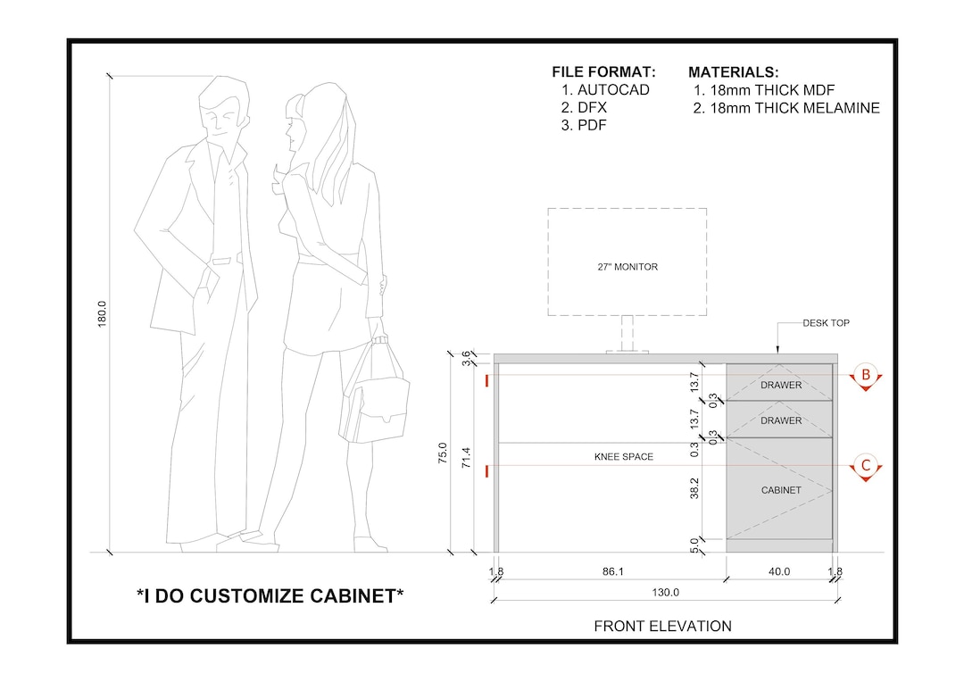 Pdf Download, DIY Desk/table With Drawers & Cabinet and With Plans ...