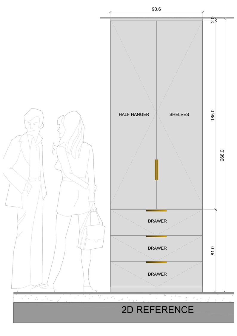 Closet Storage Layout. Full Set 2D Drawing Package Ready for Final ...